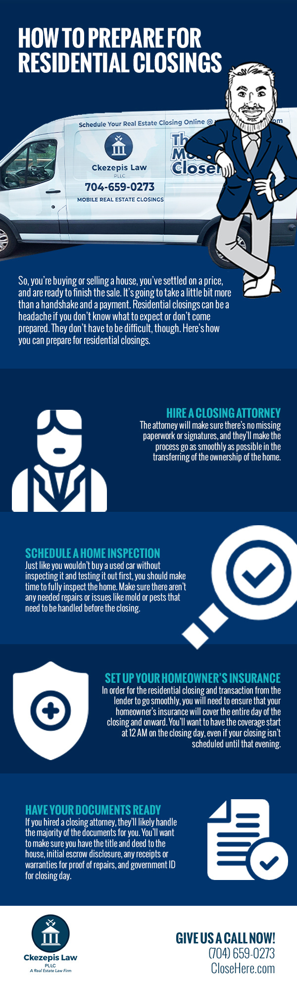 How to Prepare for Residential Closings [infographic] | Bright Law, PLLC